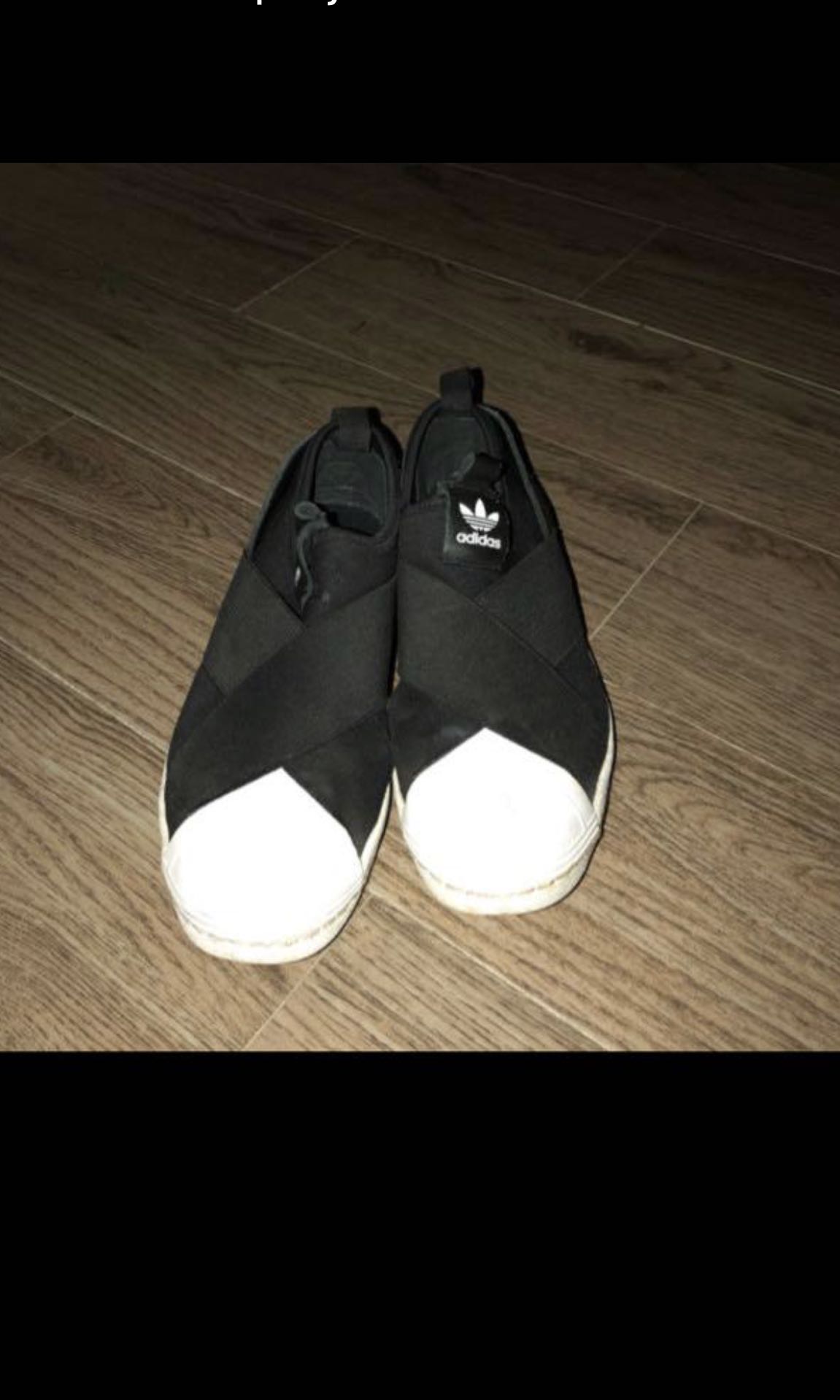 Authentic adidas slip on, Women's Fashion, Footwear, Sneakers on Carousell