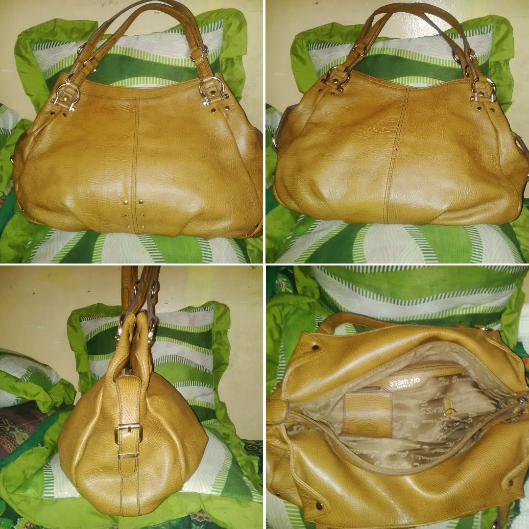 Authentic Ssamzie Leather Bag, Women's Fashion, Bags & Wallets, Cross ...