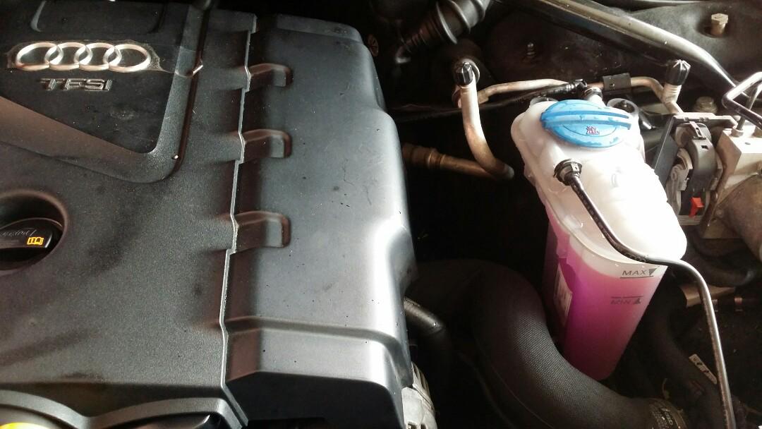 Audi Q5#A4#A5 Coolant reservoir, Auto Accessories on Carousell
