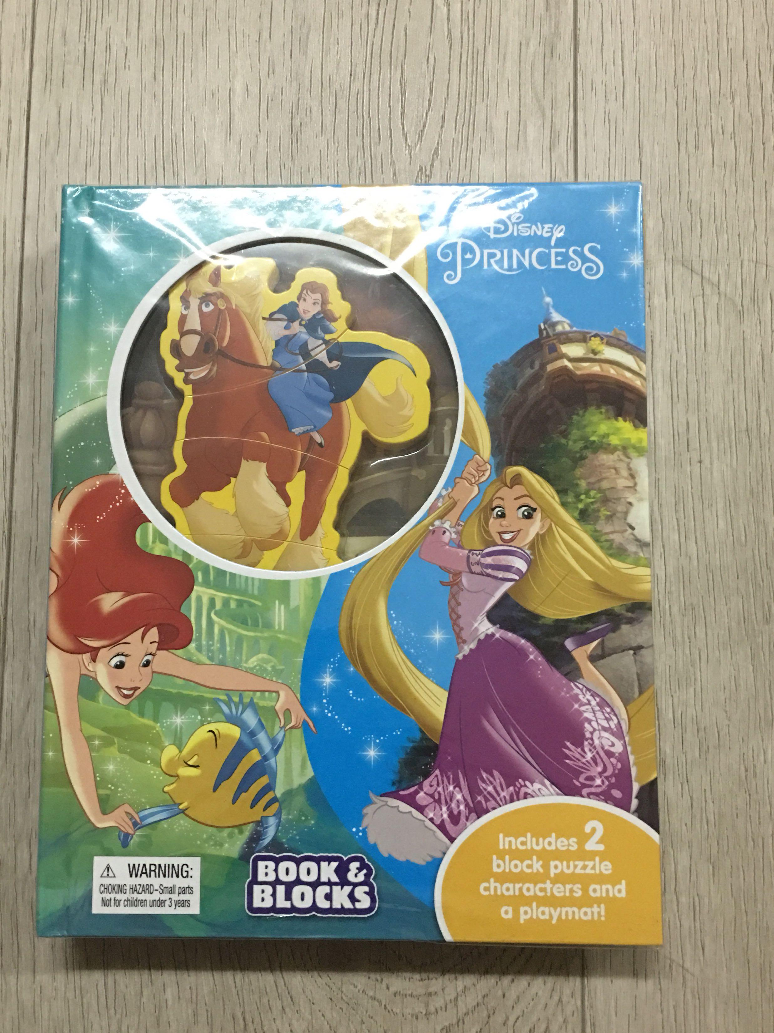 Disney Princess Book and Blocks, Hobbies & Toys, Books & Magazines ...