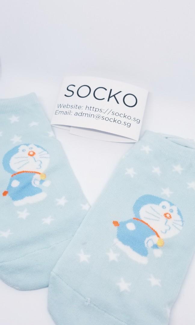 Doraemon Ankle Socks, Women's Fashion, Watches & Accessories, Socks ...