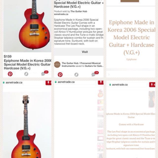 Epiphone by Gibson (Made in Korea) Special Model電結他（韓國製造） Epiphone by ...