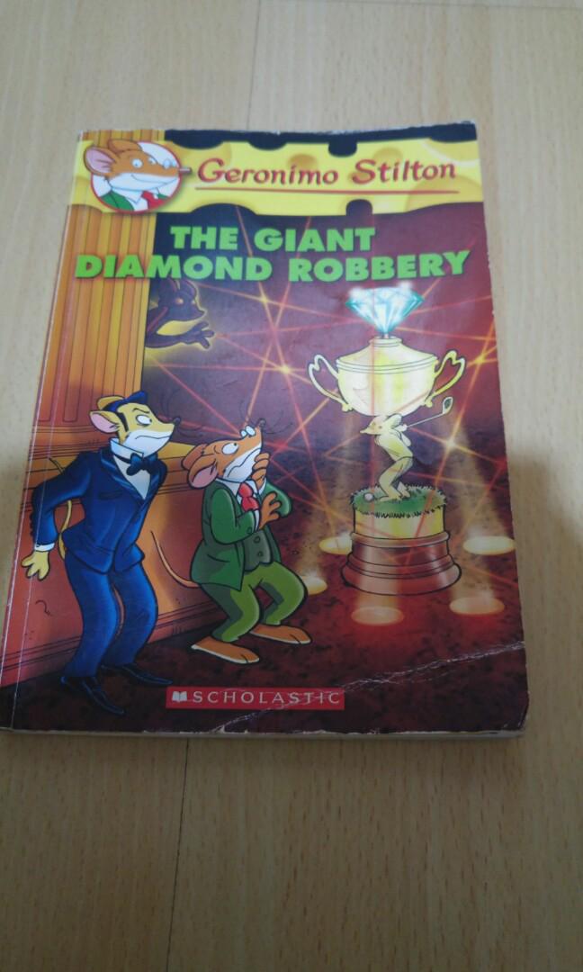 Geronimo Stilton #44 The Giant Diamond Robbery, Hobbies & Toys, Books ...