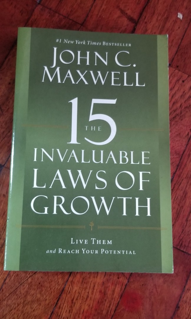 John Maxwell 15 Invaluable Laws of Growth, Hobbies & Toys, Books ...
