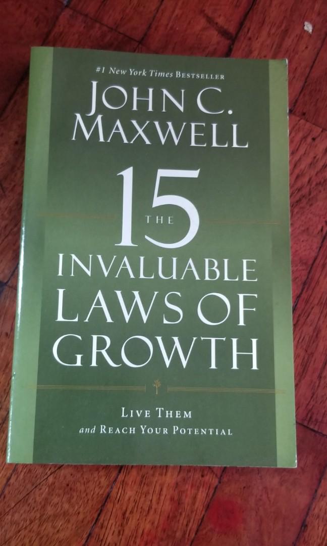 John Maxwell 15 Invaluable Laws of Growth, Hobbies & Toys, Books ...