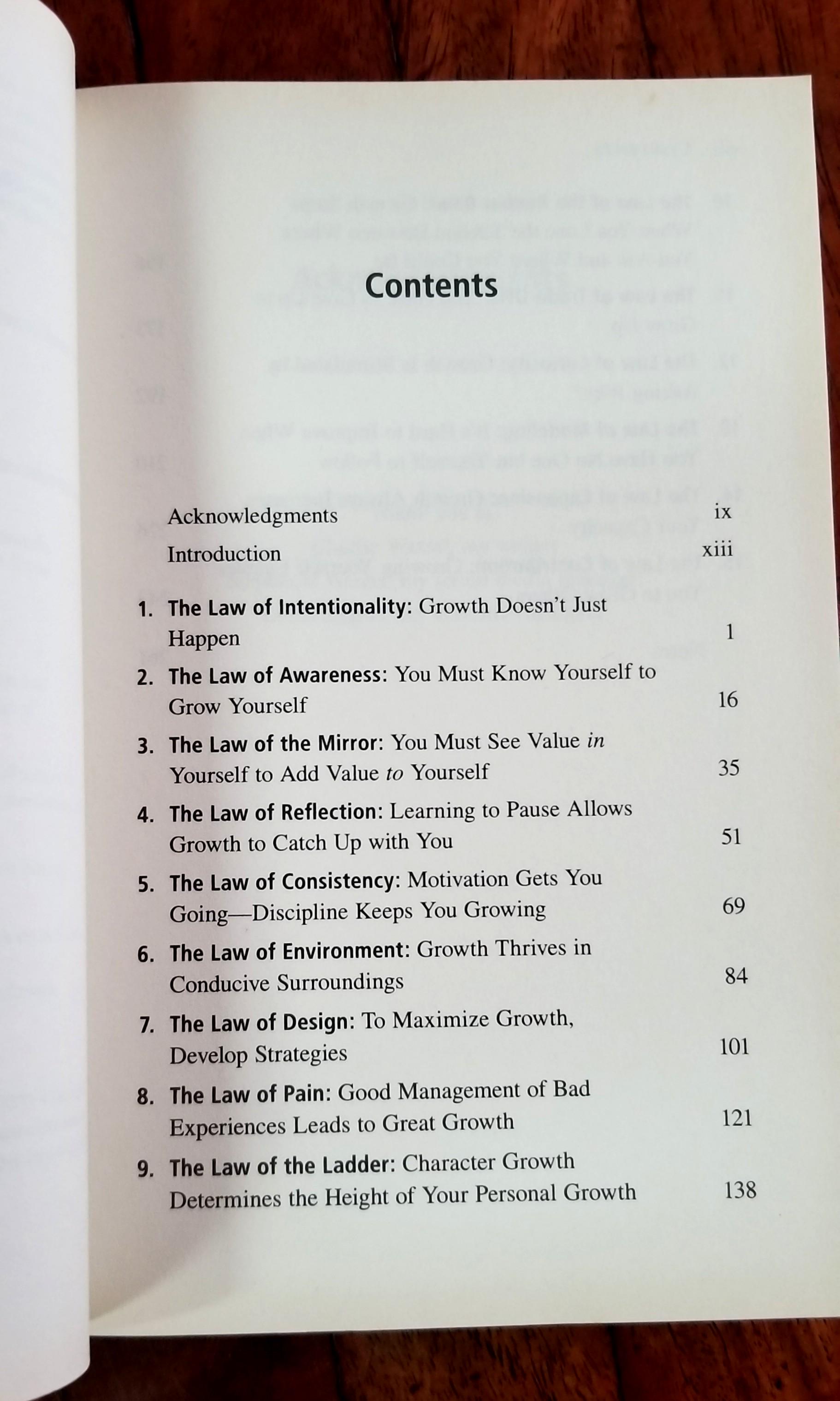 John Maxwell 15 Invaluable Laws of Growth, Hobbies & Toys, Books ...