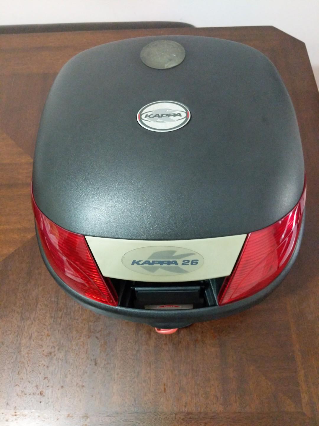 Kappa Box 26L with GIVI baseplate, Motorcycles, Motorcycle Accessories ...