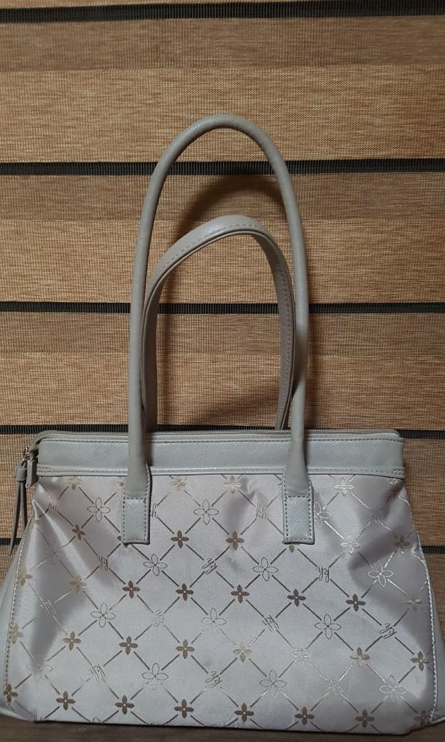 Kate Hill monogram canvas shoulder bag, Women's Fashion, Bags & Wallets ...