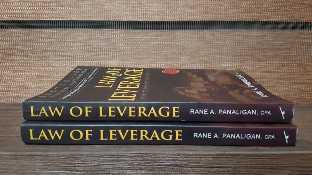 Law of Leverage (Rane A. Panaligan, CPA), Hobbies & Toys, Books ...