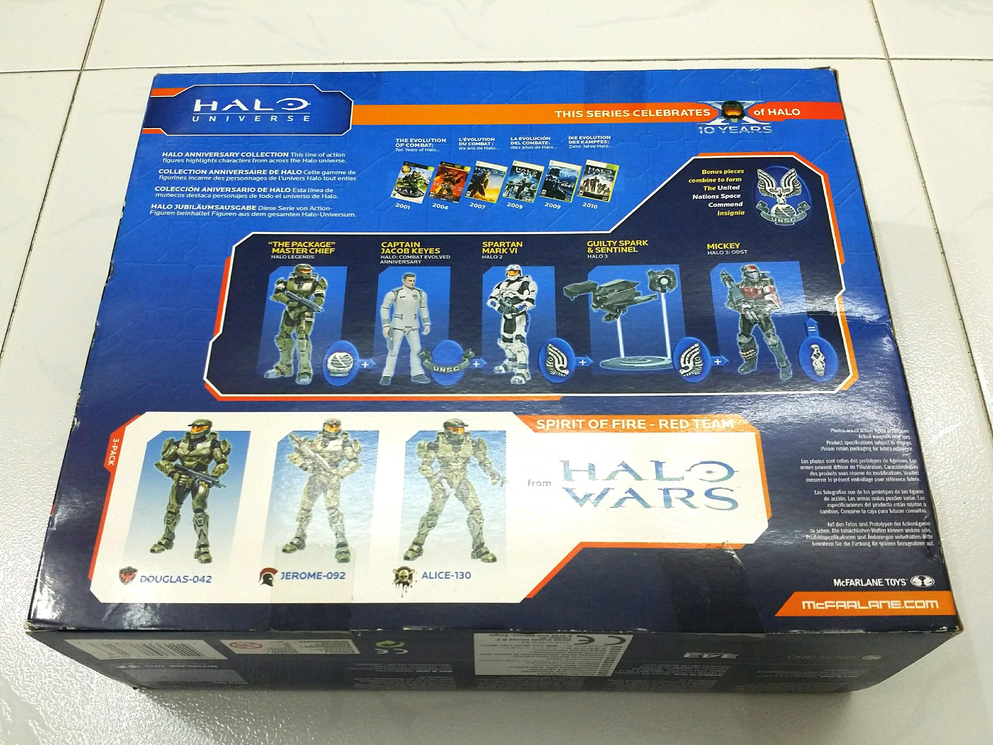McFarlane Halo Anniversary Series 2 (3-Pack Limited Ed.) Spirit of Fire ...