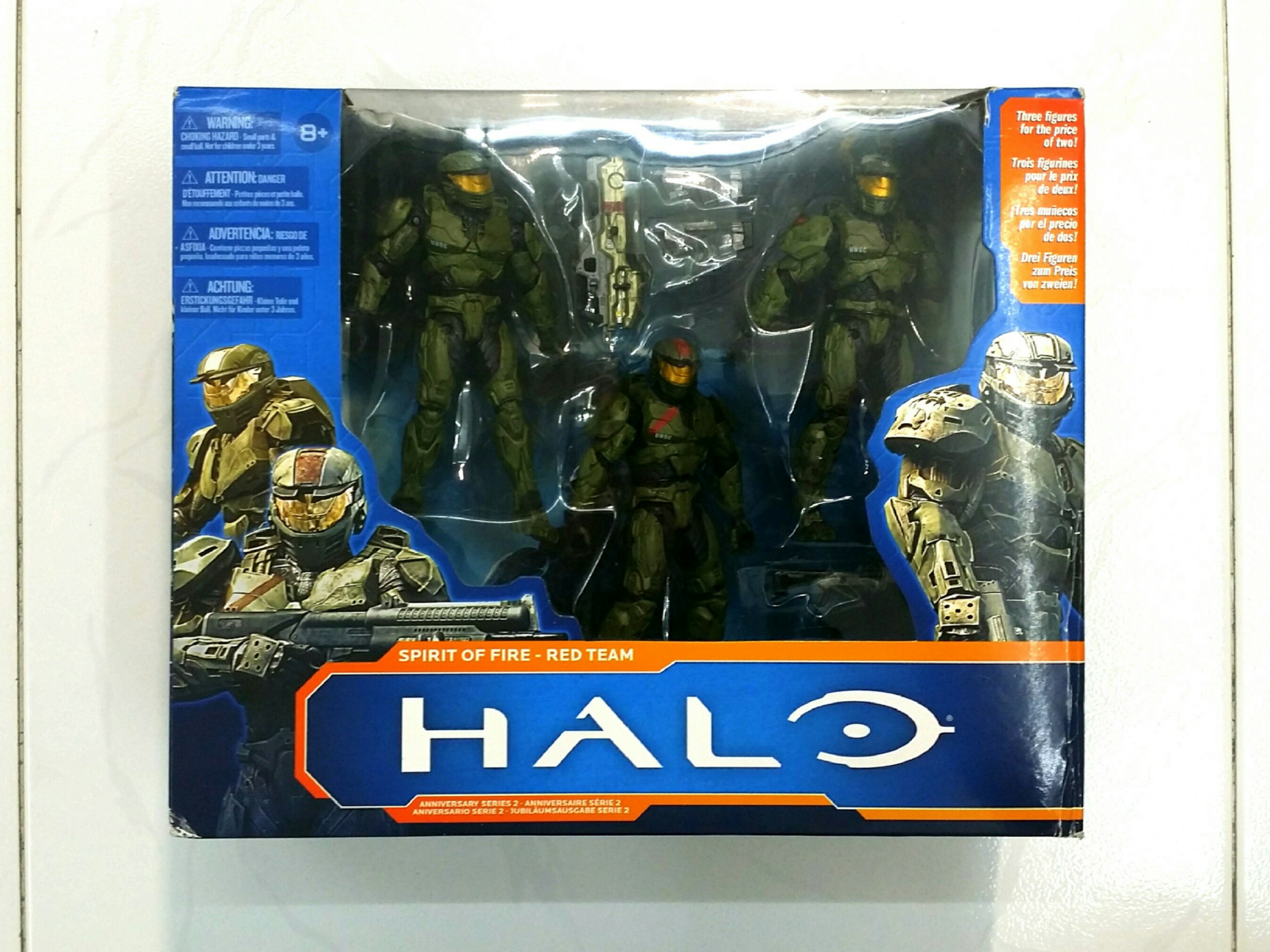 McFarlane Halo Anniversary Series 2 (3-Pack Limited Ed.) Spirit of Fire ...