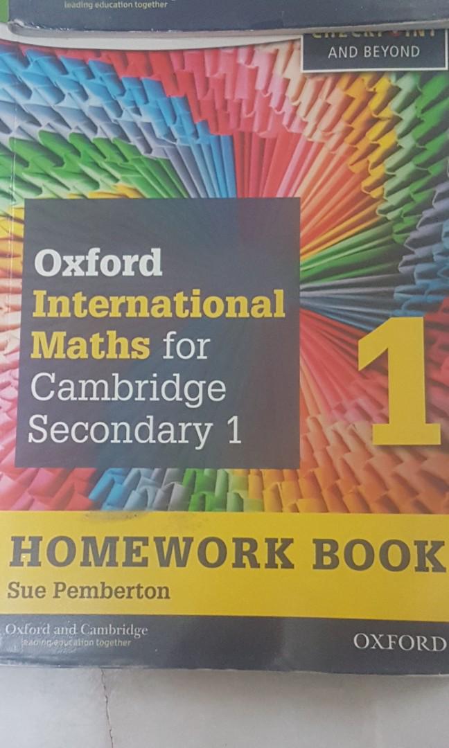Oxford International Math for Cambridge Secondary 1 (year 7), Hobbies ...