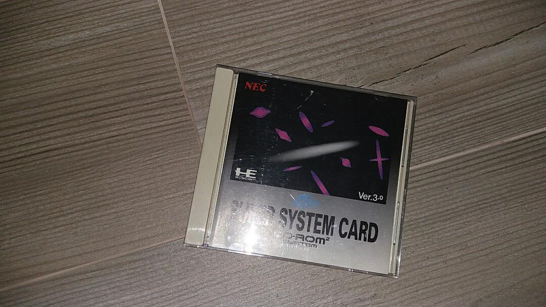 Pc engine system card 3.0, 電子遊戲, 遊戲機配件, 遊戲禮物卡及帳戶 - Carousell