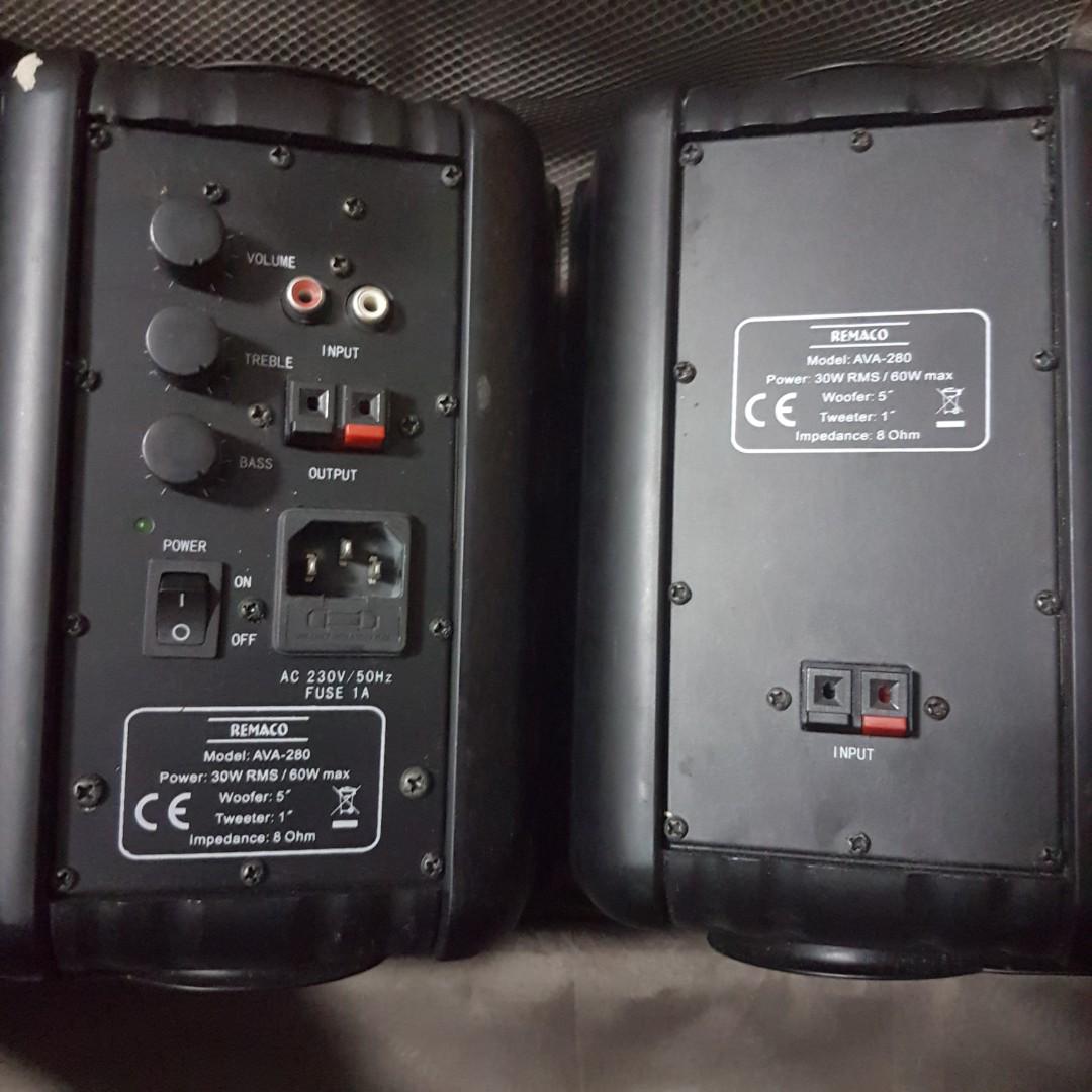 Remaco Active Speaker, Audio, Soundbars, Speakers & Amplifiers on Carousell