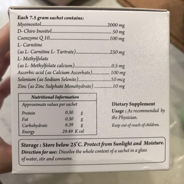 Revosit (Myoinositol/Co-Q10) Supplement PCOS, Everything Else on Carousell