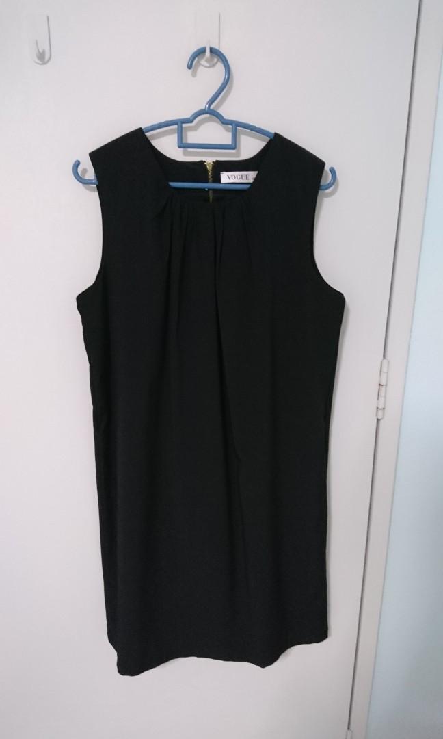 Serious Jane Shift Dress in Black, Women's Fashion, Tops, Sleeveless on ...