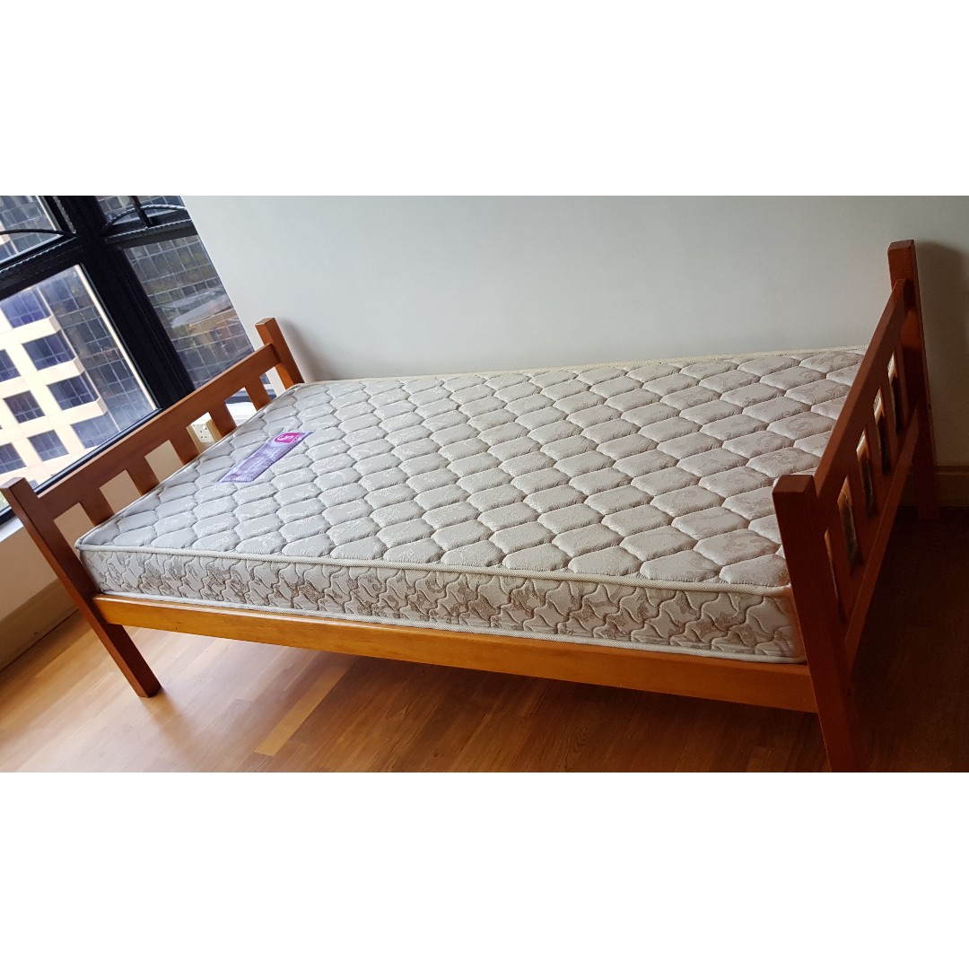 Sturdy Single Bed, Furniture & Home Living, Furniture, Bed Frames ...