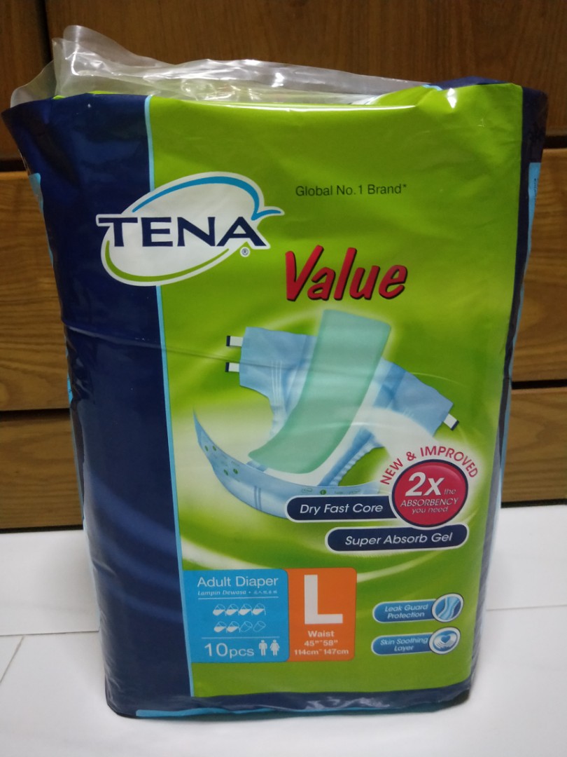 Tena Adult Diapers, Babies & Kids, Bathing & Changing, Diapers & Baby ...