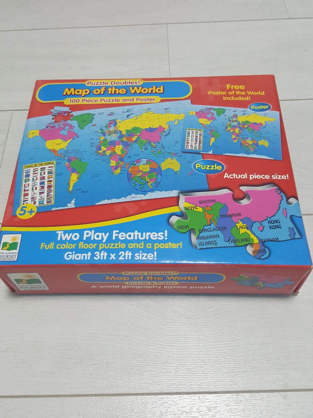 The Learning Journey World Map Puzzle, Hobbies & Toys, Toys & Games on ... The Learning Journey World Map Puzzle, Hobbies & Toys, Toys & Games on ...