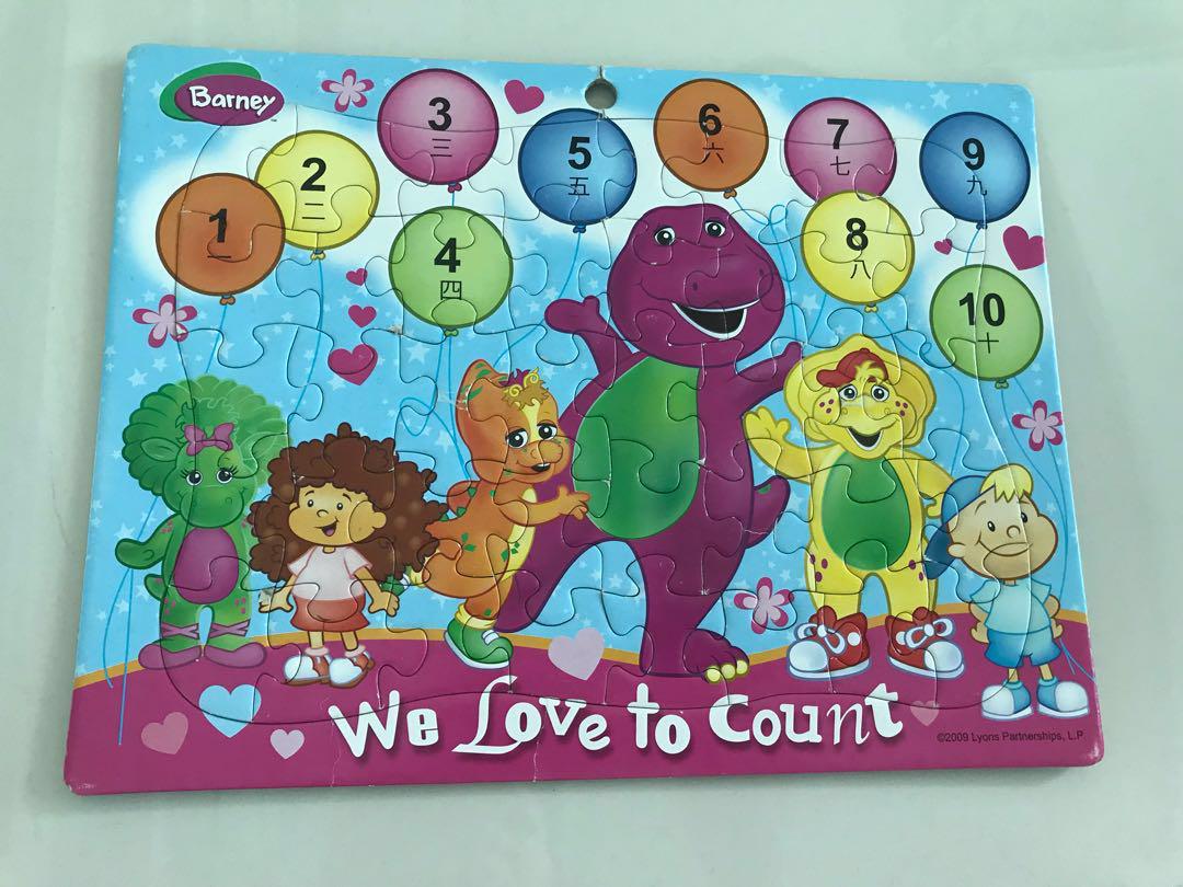 Thomas and friends, Barney kids jigsaw puzzles all for $5, Hobbies ...
