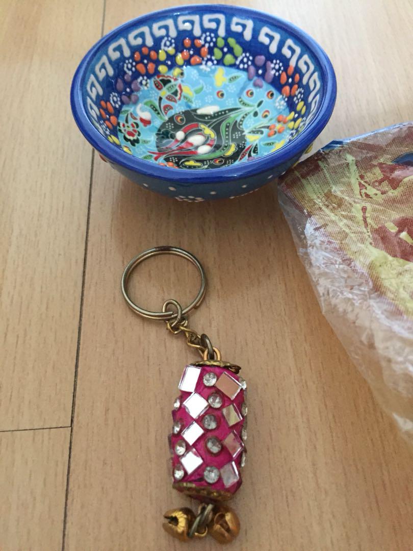 Vintage keychain and small bowl, Hobbies & Toys, Memorabilia ...
