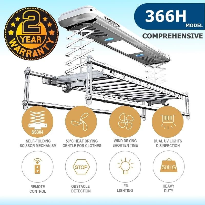 Automatic laundry system / Electronic laundry rack / Auto clothes ...