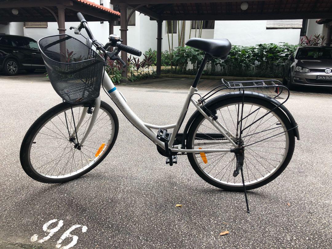 Bicycle B’TWIN Elops 100 city bike, Sports Equipment, Bicycles & Parts ...