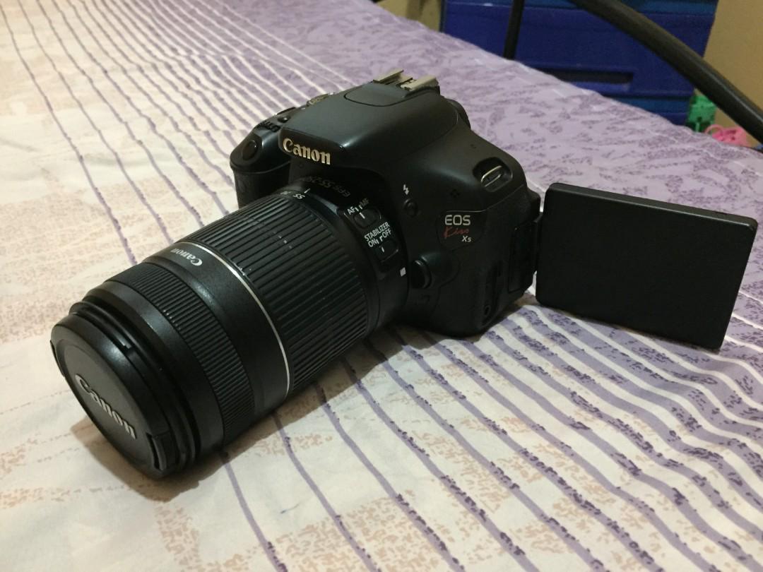 Canon eos kiss x5 (600d) flip screen, Photography, Cameras on Carousell