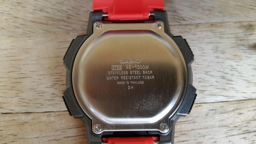 Casio Illuminator Watch AE-1000W-1AVDF, Men's Fashion, Watches ...