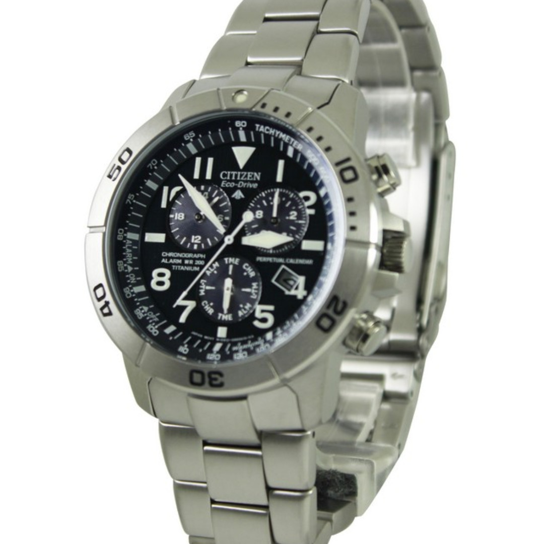 Citizen Eco-Drive Titanium Perpetual BL5251-51L Watch, Luxury, Watches ...