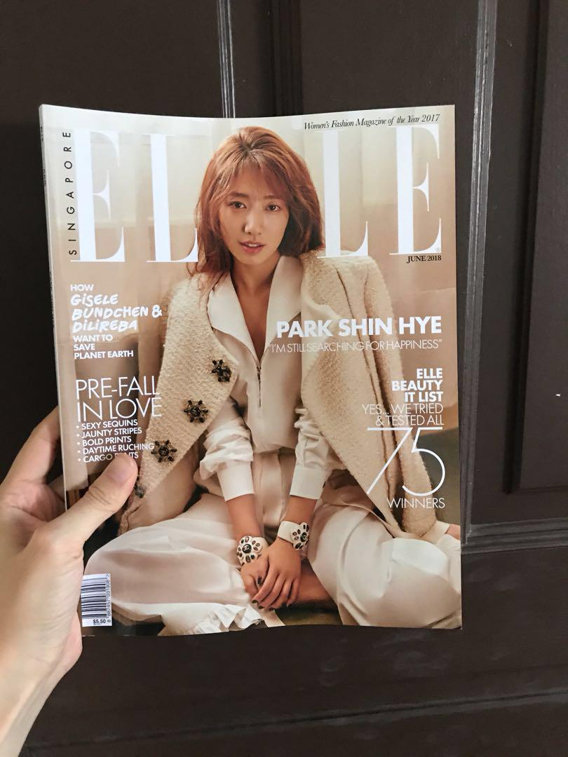 Elle Magazine JUNE 2018 Issue - Park Shin Hye, Hobbies & Toys ...