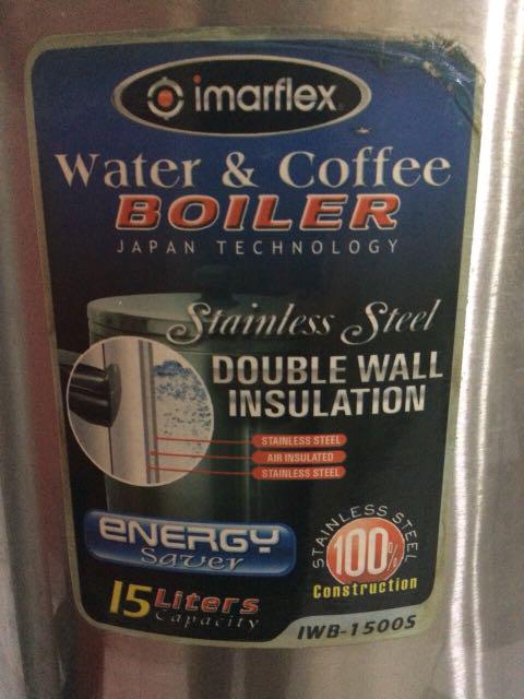 Imarflex Water and Coffee Boiler 15L, TV & Home Appliances, Kitchen ...