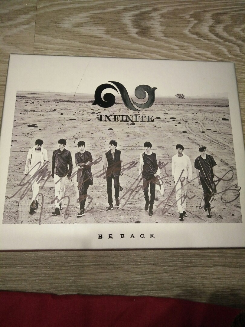 INFINITE ALBUMS - signed by ALL members of infinite, Hobbies & Toys ...
