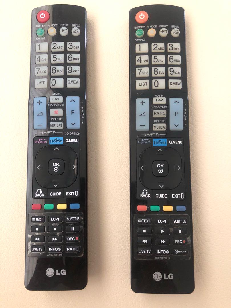 LG TV Remote Control, TV & Home Appliances, TV & Entertainment, TV ...