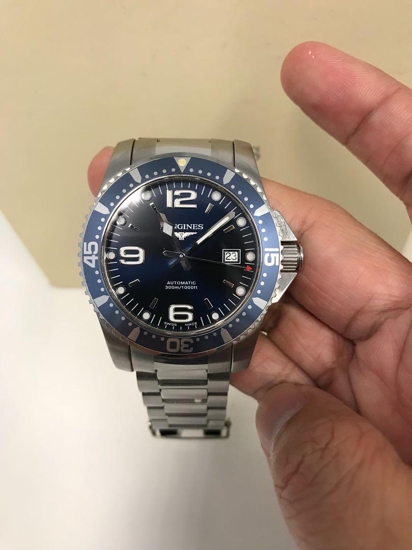 Longines HydroConquest Automatic 41mm, Luxury, Watches on Carousell