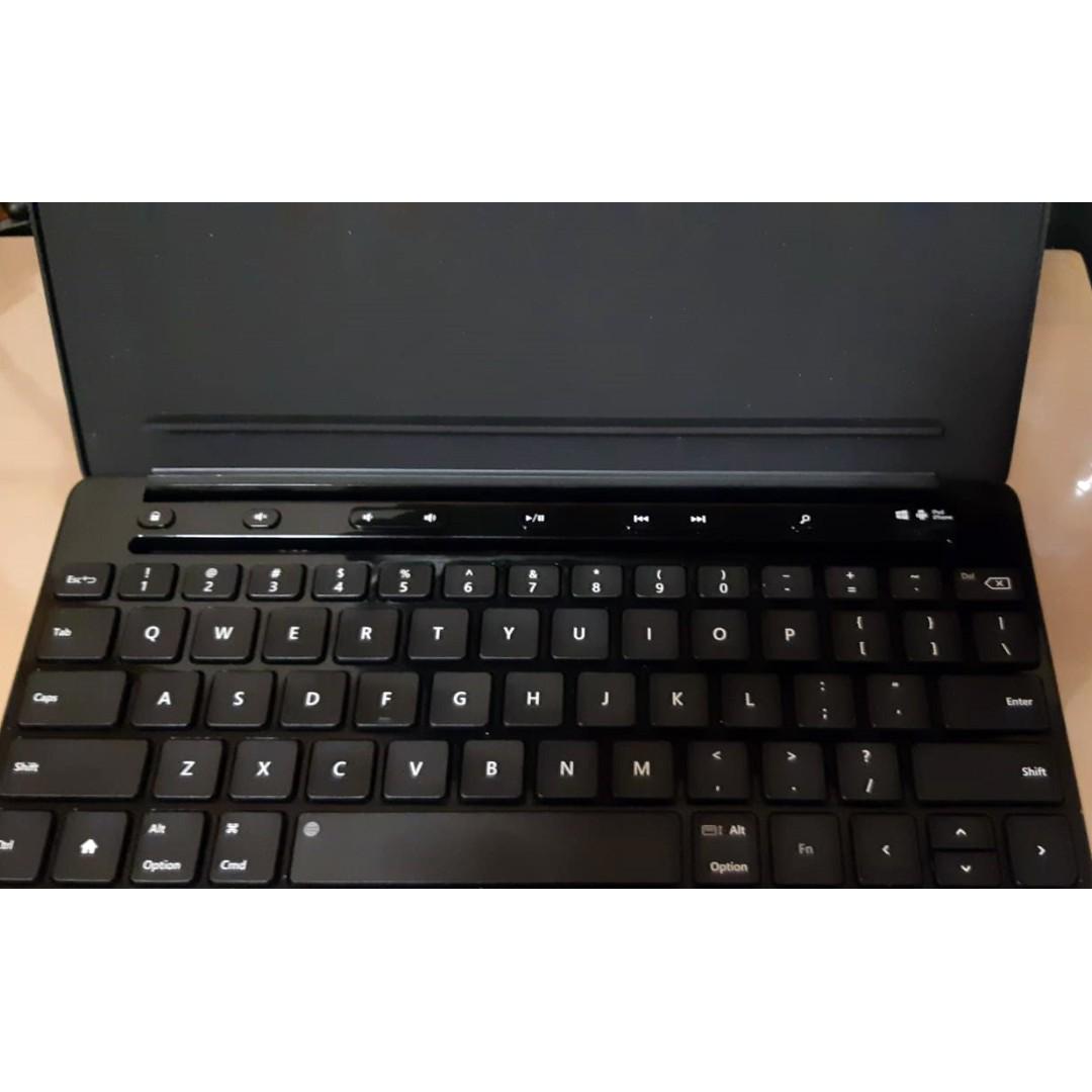 Microsoft Portable Bluetooth Keyboard 微軟藍芽鍵盤 Windows Mac Android iPhone ...