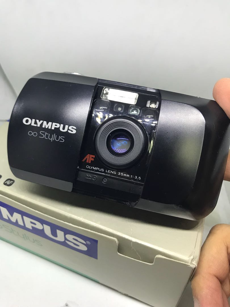 Olympus MJU 1 *MINT FULL BOX SET*, Photography, Cameras on Carousell