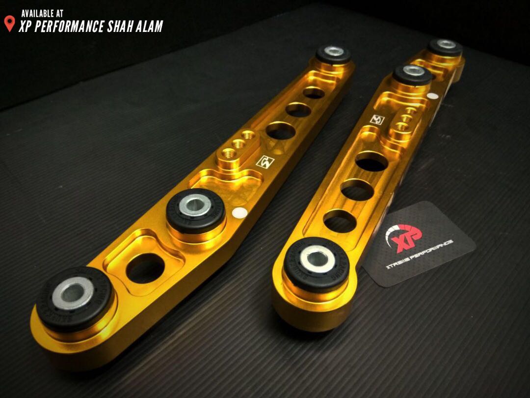 Rear Lower Control Arm Skunk2 For Honda Civic EG Gold Color with Black ...