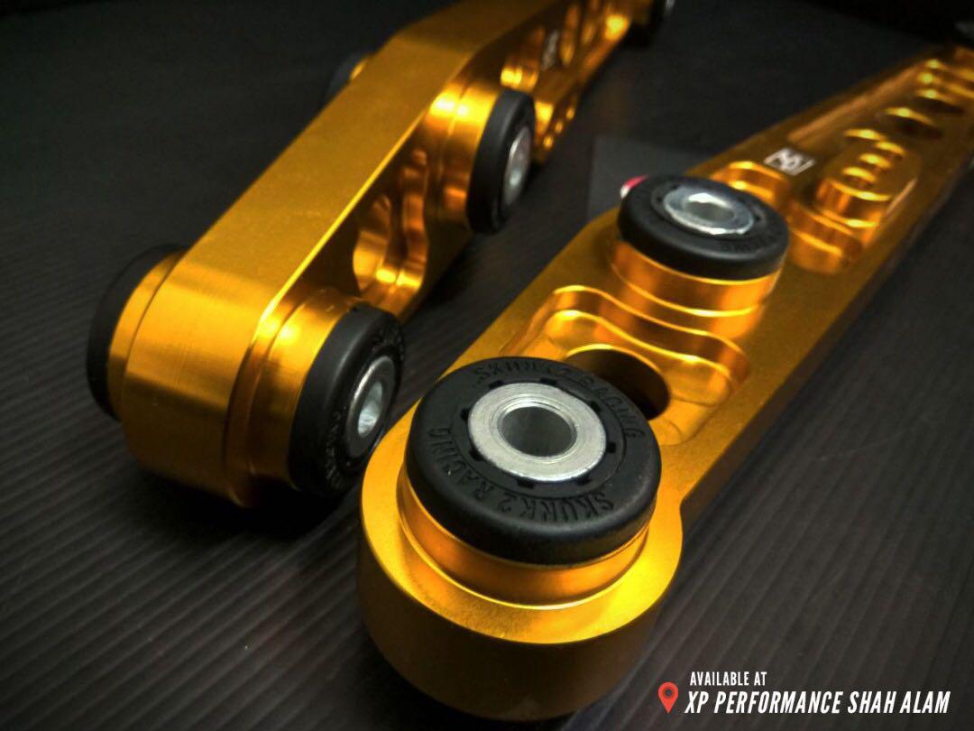 Rear Lower Control Arm Skunk2 For Honda Civic EG Gold Color with Black ...