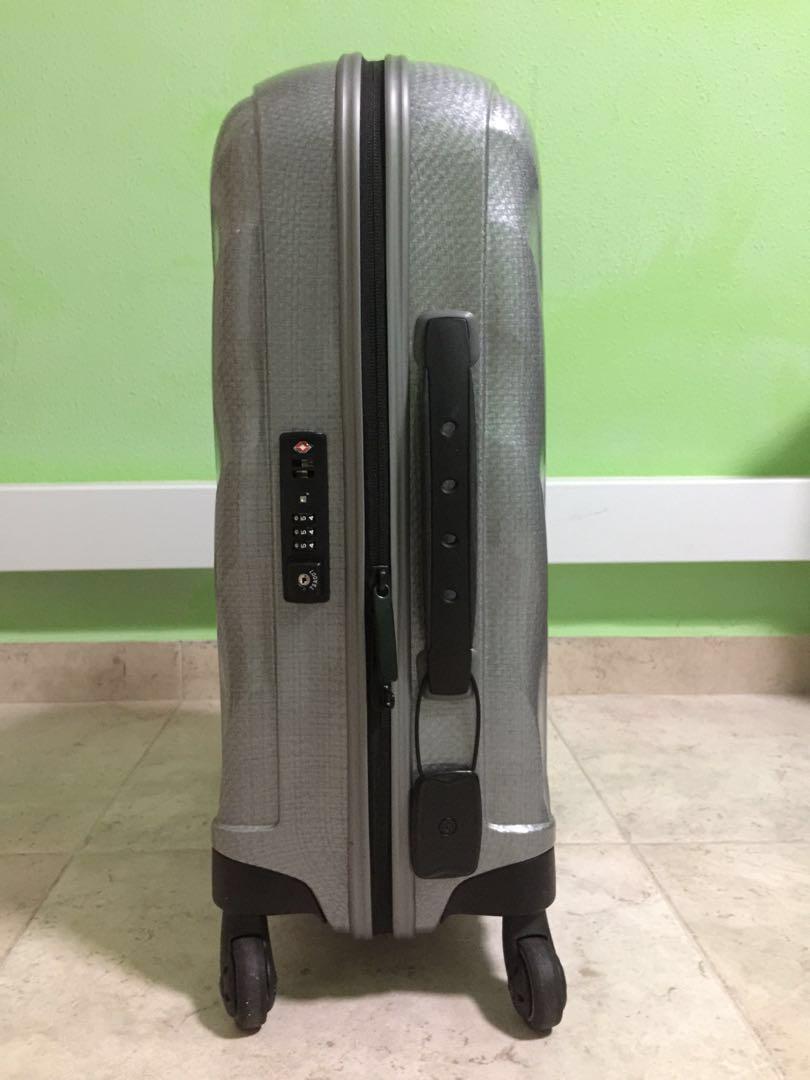 Samsonite Cosmolite Spinner 55 cm cabin sized luggage (Silver), Hobbies ...