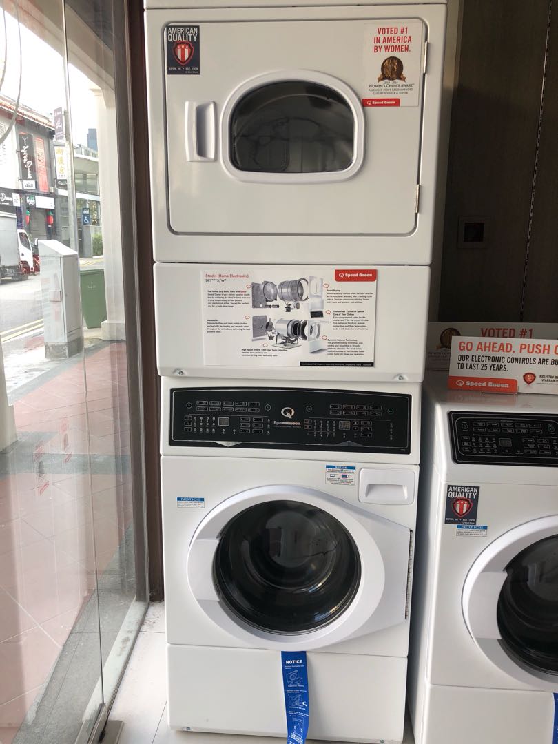 Speed Queen Stack Washer/Dryer, TV & Home Appliances, Washing Machines ...