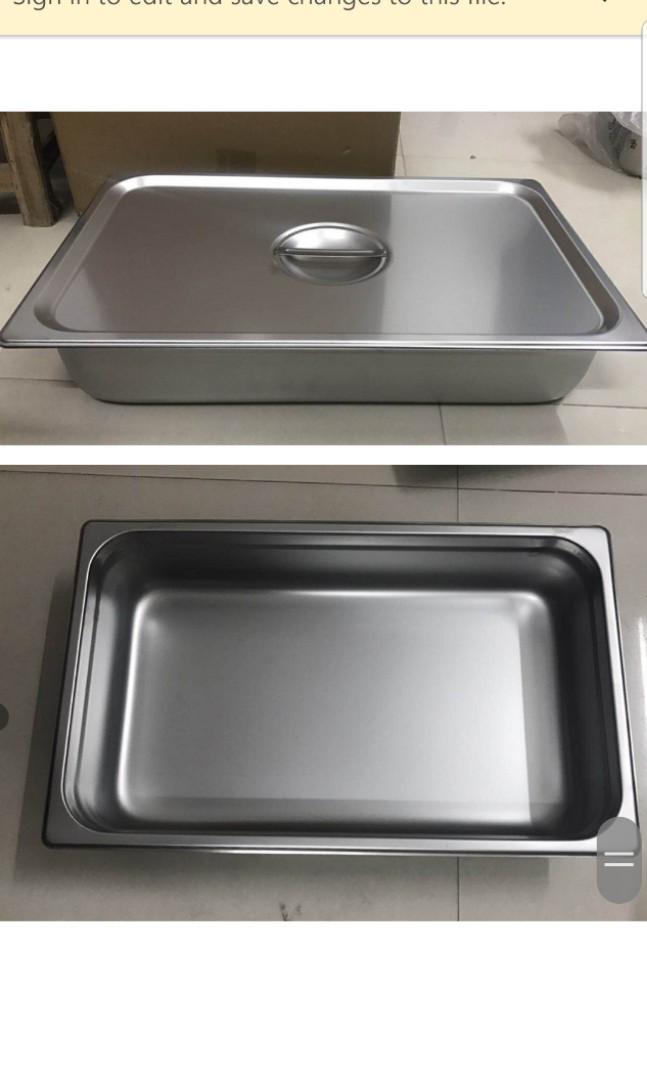 food tray 304 stainless steel, Furniture & Home Living, Kitchenware ...
