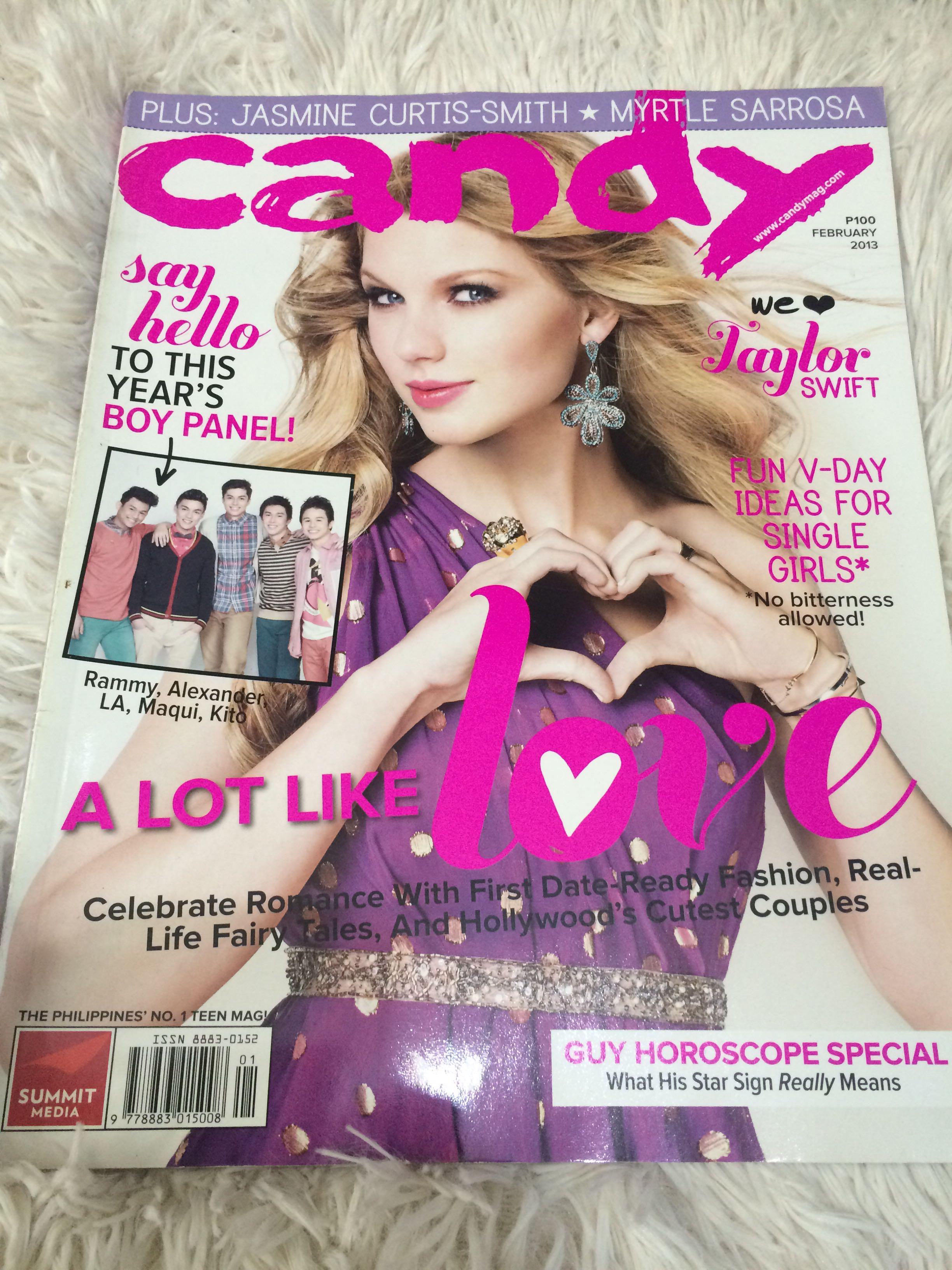 Taylor Swift Candy Magazine Bundle, Hobbies & Toys, Books & Magazines ...