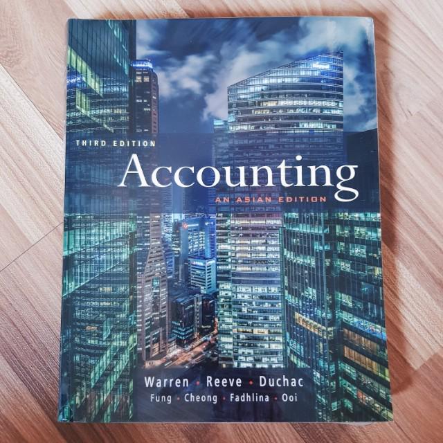 Third Edition Accounting: An Asian Edition, Hobbies & Toys, Books ...