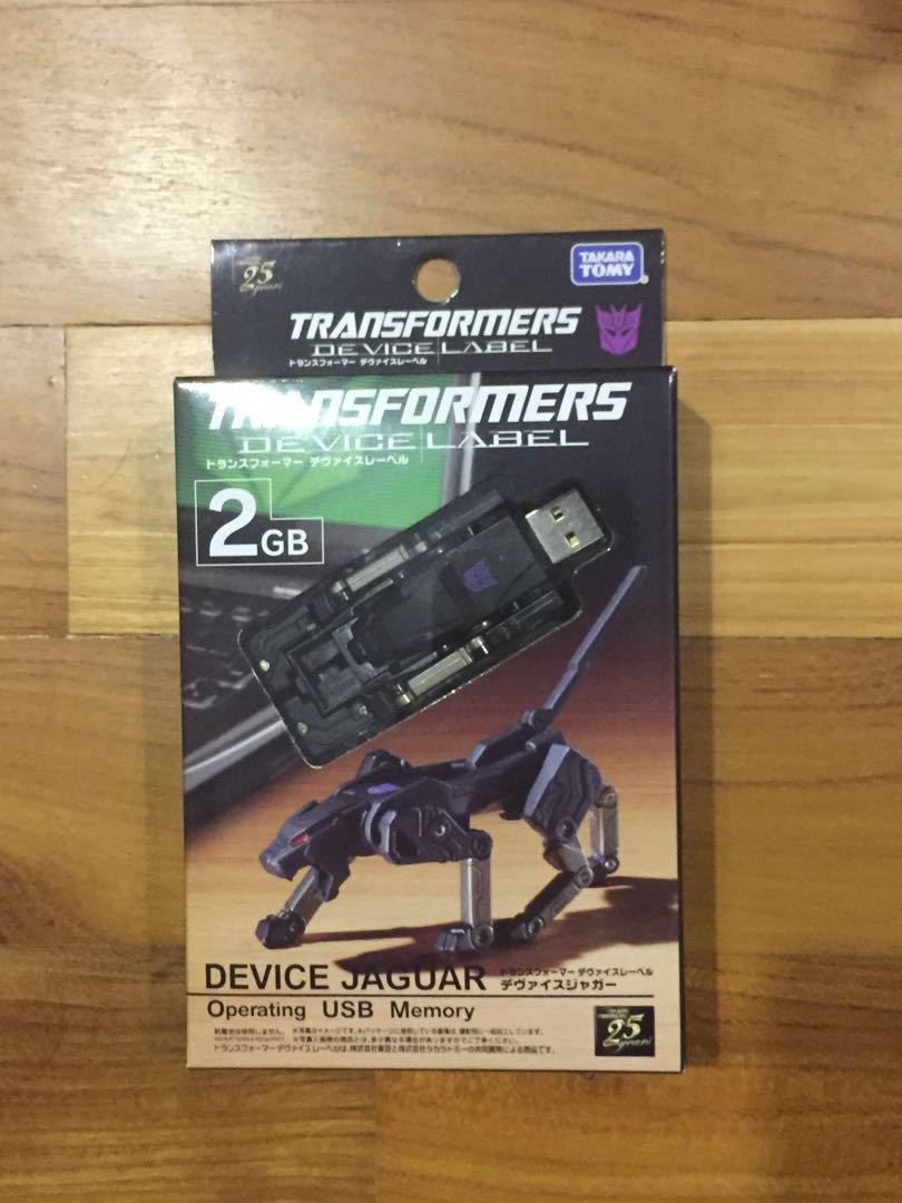 Transformers Device Label Ravage Jaguar USB Thumbdrive, Hobbies & Toys ...