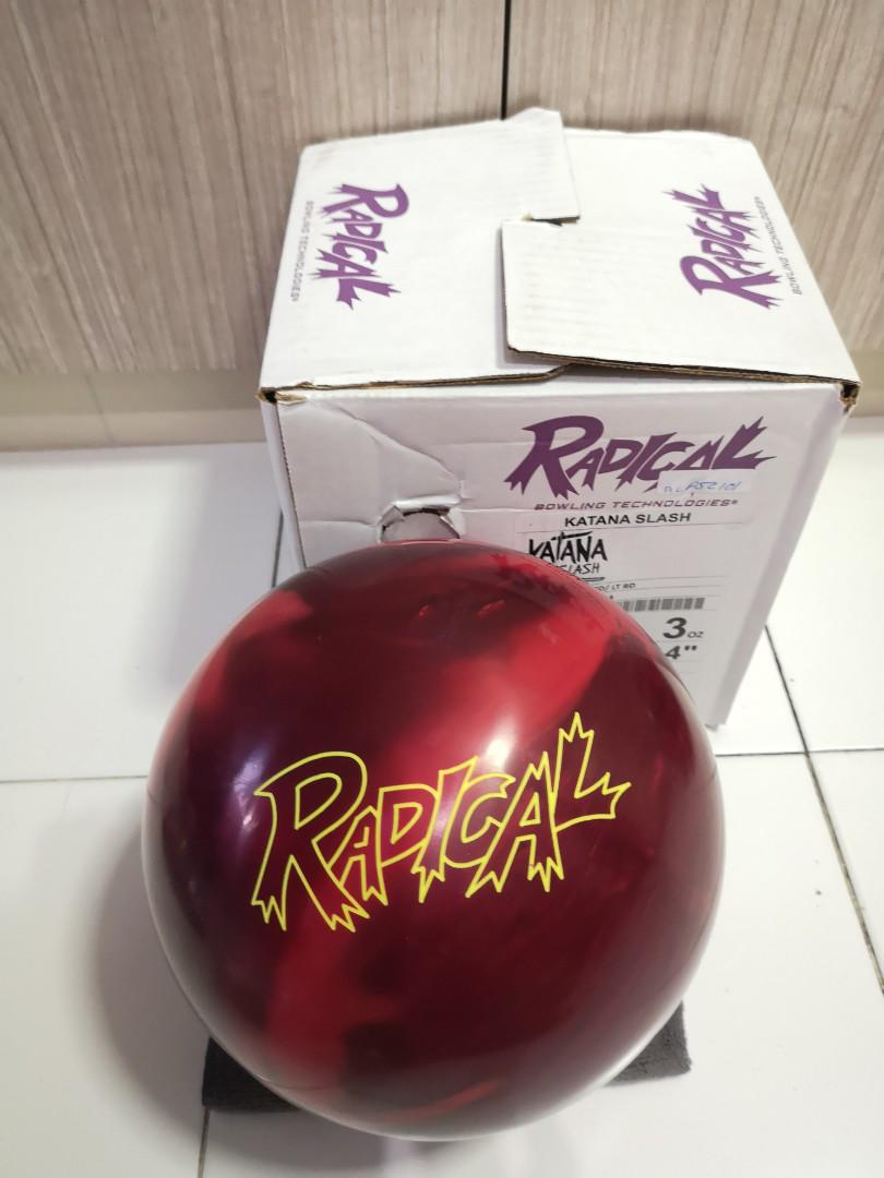 Undrilled 14lbs Radical Katana Slash Bowling Ball, Sports Equipment, Sports & Games, Billiards ...