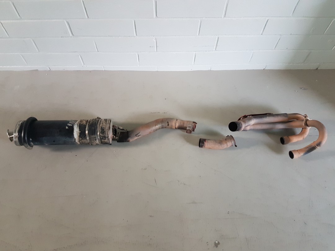 XR400 GPR full system exhaust pipe, Motorcycles, Motorcycle Accessories ...