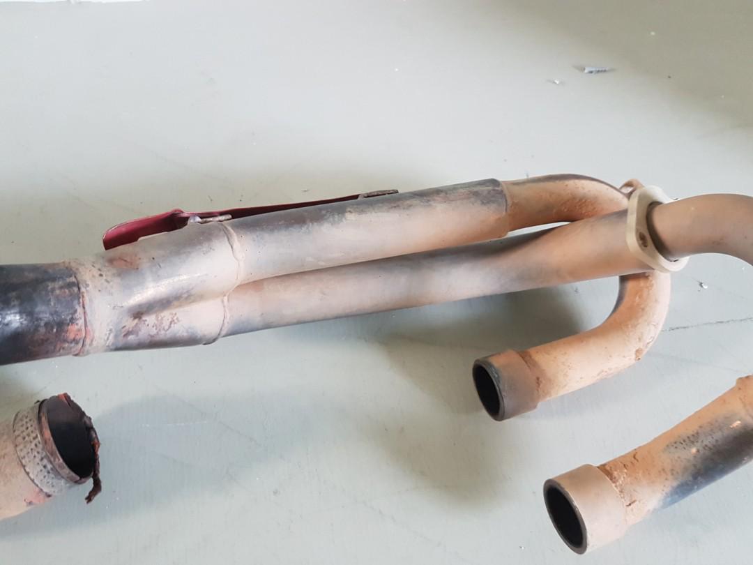 XR400 GPR full system exhaust pipe, Motorcycles, Motorcycle Accessories ...