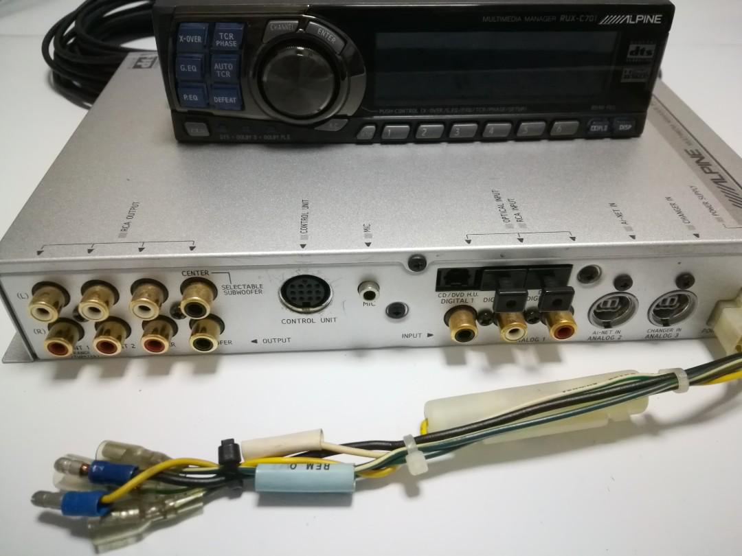 Alpine H701 DSP Processor & C701 Controller, Car Accessories ...