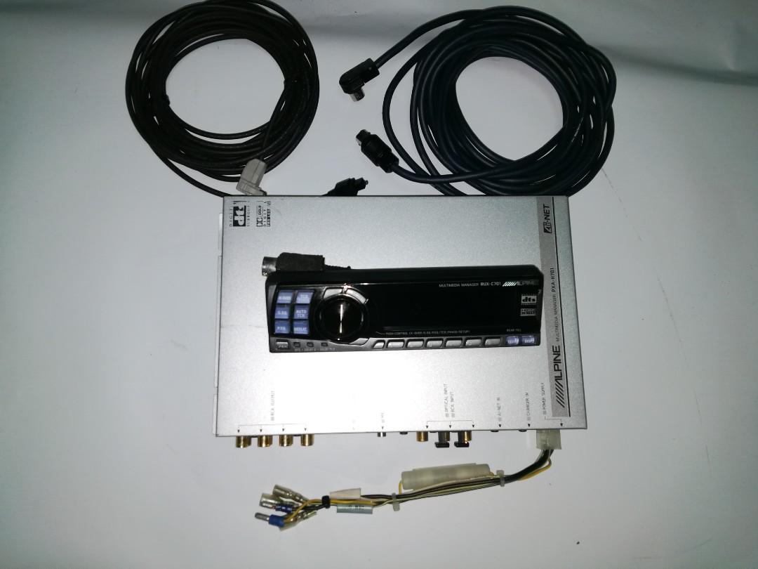 Alpine H701 DSP Processor & C701 Controller, Car Accessories ...